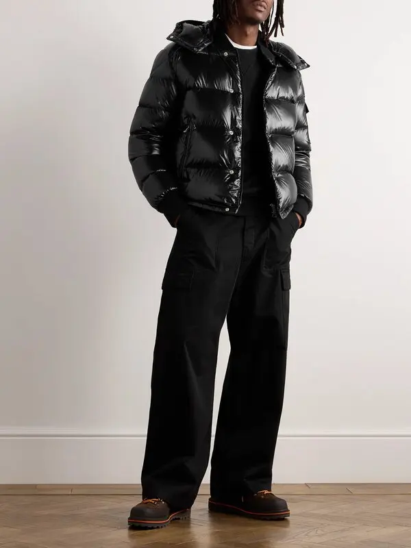 Moncler Maljasset Slim-fit Quilted Jacket - Black