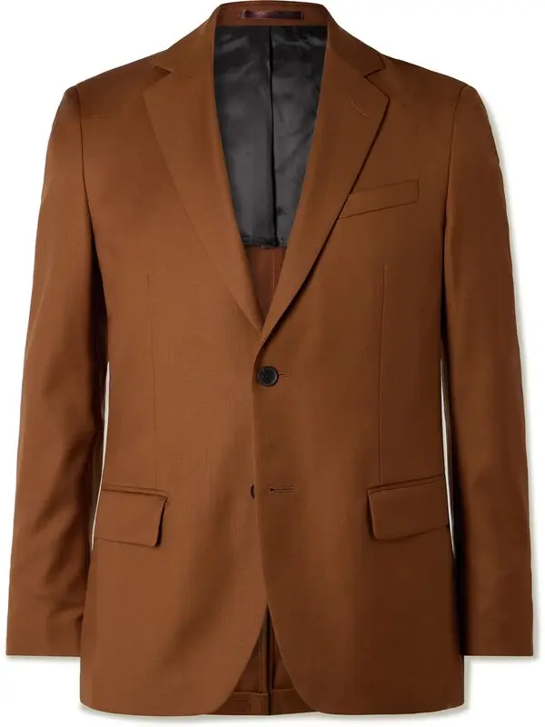 Mr P. Super 110s Wool-twill Suit Jacket - Brown