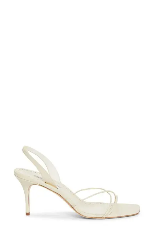 Manolo Blahnik Ninfea Slingback Sandal - Ivory