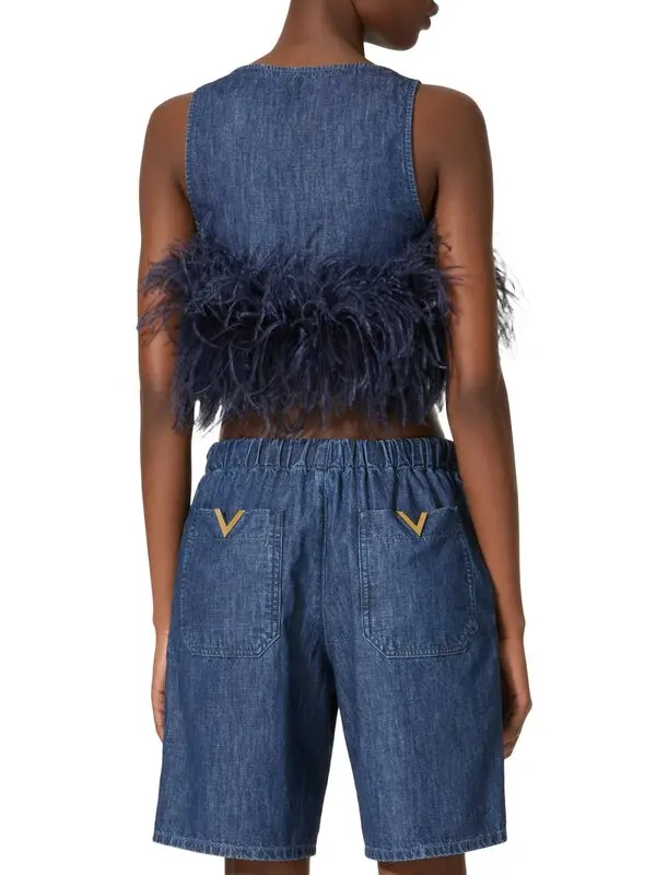 Valentino Garavani Chambray Top