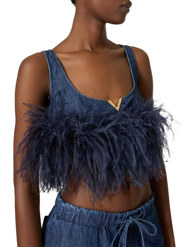 Valentino Garavani Chambray Top