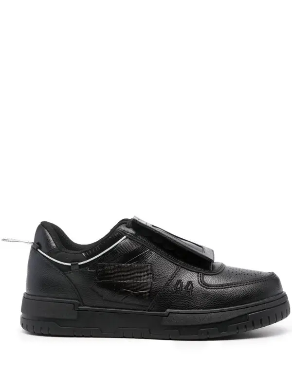 44 LABEL GROUP Avril Leather Sneakers - Black