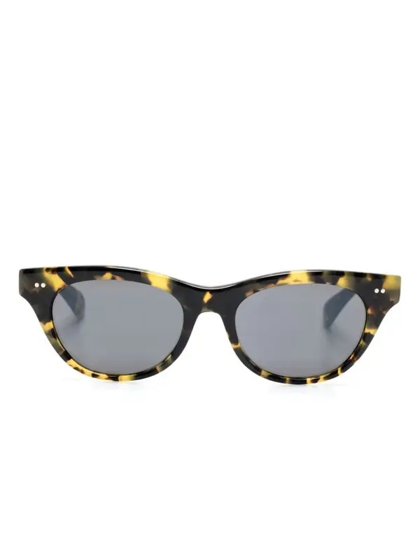 Oliver Spencer Cat-eye Frame Sunglasses - Green
