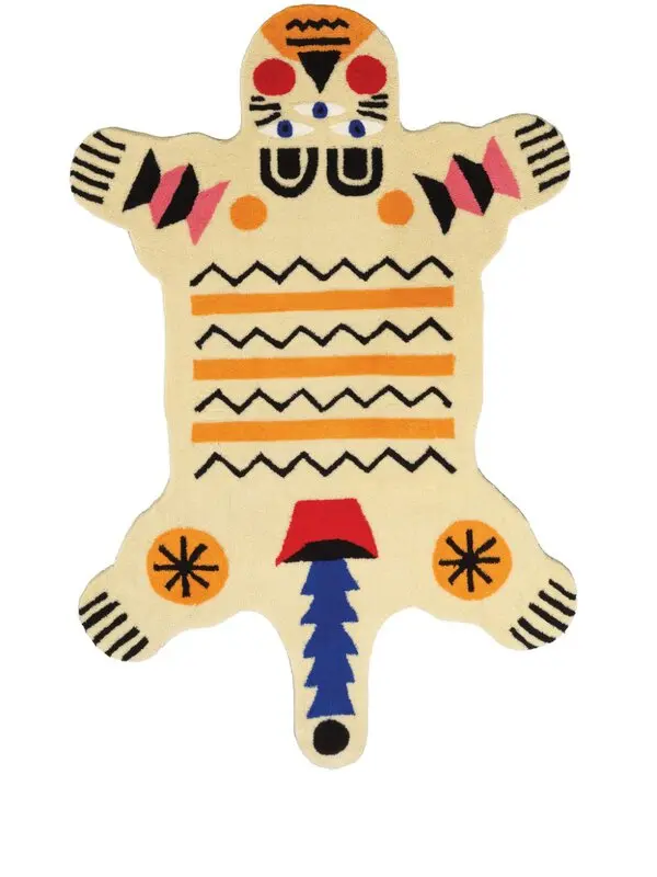 QEEBOO Oggian Big Bear Carpet - Neutrals