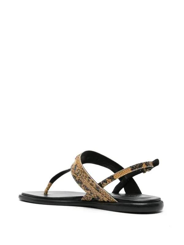 Isabel Marant Étoile Nya Leather Sandals - Neutrals