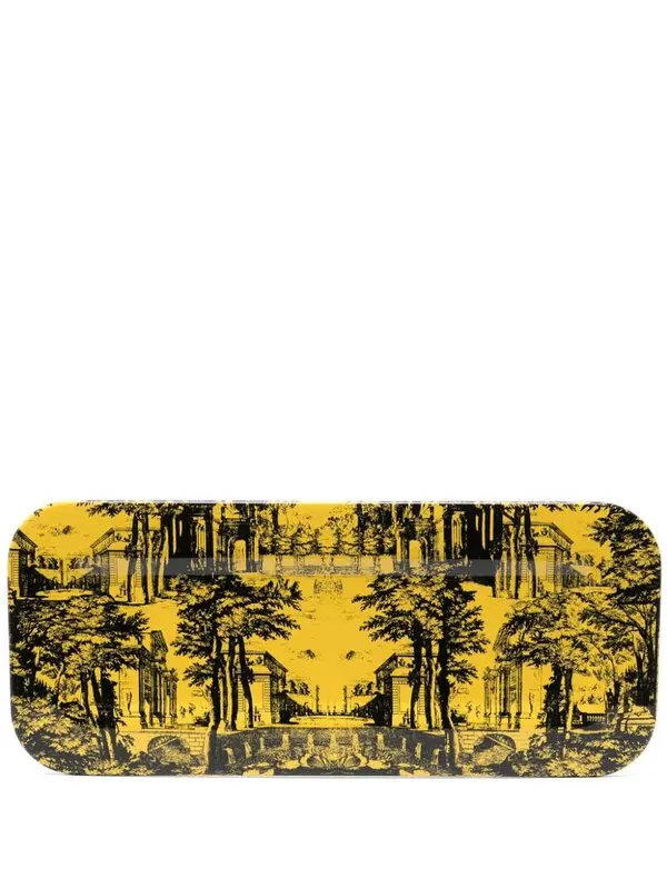 FORNASETTI Giardino Settecentesco Tray - Black