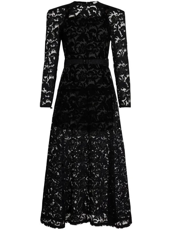 PATOU Floral-lace Maxi Dress
