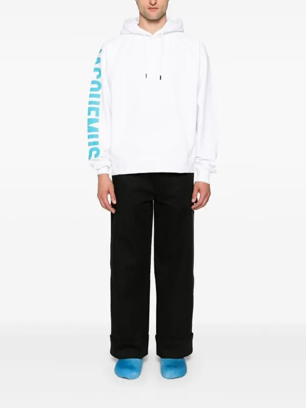 Jacquemus Raised Logo Cotton Hoodie