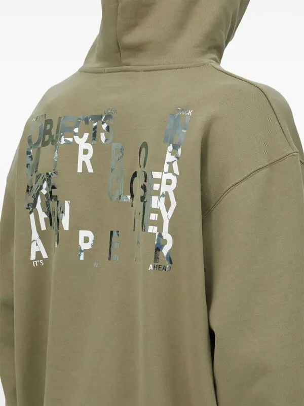 MSGM Slogan-print Drawstring Hoodie