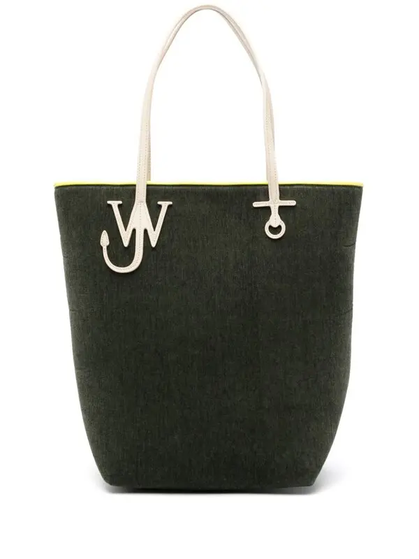 JW Anderson Tall Anchor Tote Bag - Green