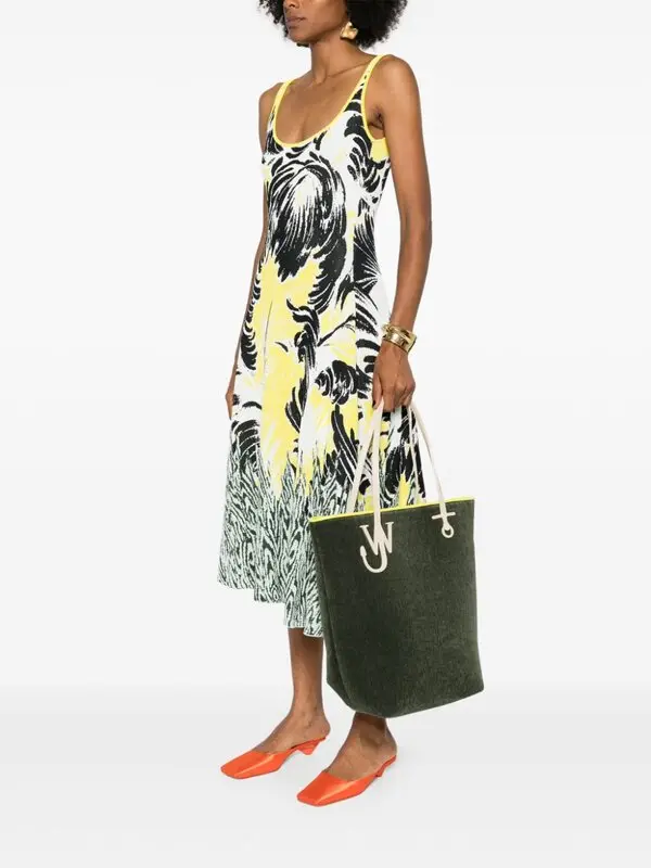 JW Anderson Tall Anchor Tote Bag - Green