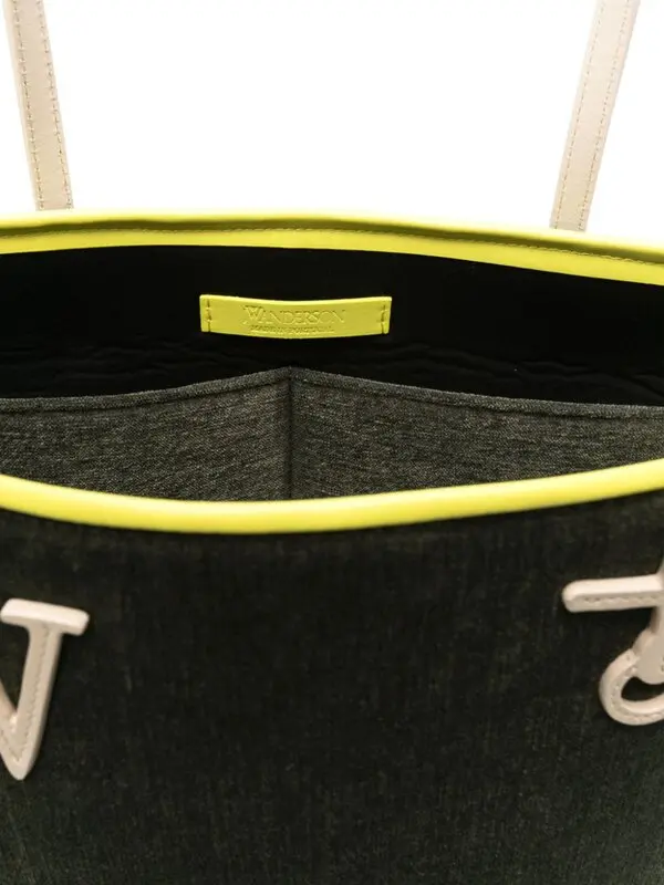 JW Anderson Tall Anchor Tote Bag - Green