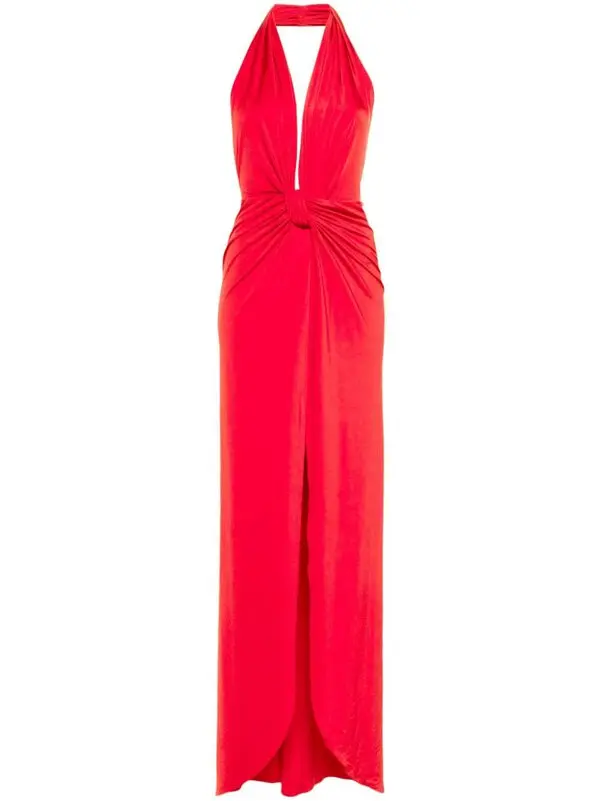 NISSA Open-back Maxi Dress