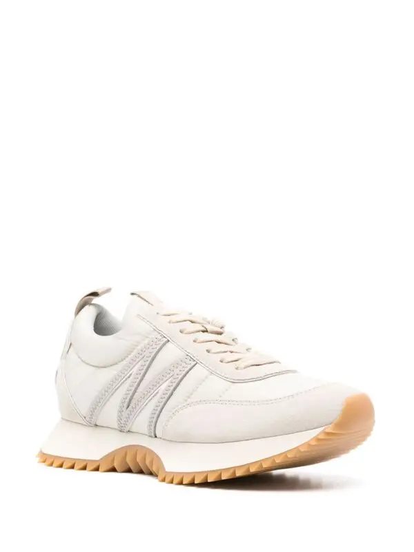 Moncler Pacey Quilted Sneakers - Neutrals