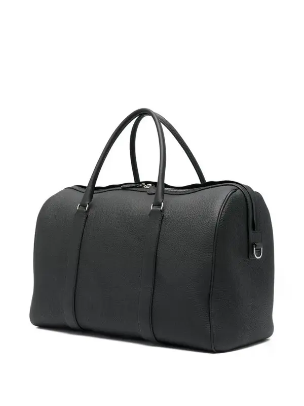 THE ROW Iowa Leather Duffle Bag - Black
