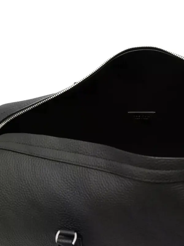 THE ROW Iowa Leather Duffle Bag - Black