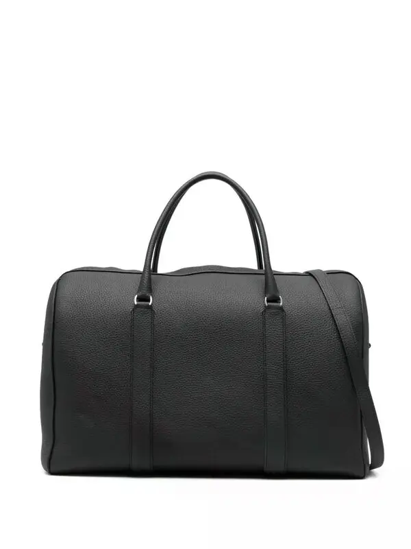 THE ROW Iowa Leather Luggage Bag - Black