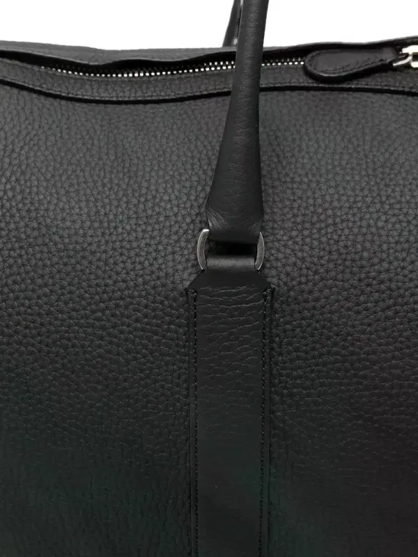 THE ROW Iowa Leather Luggage Bag - Black
