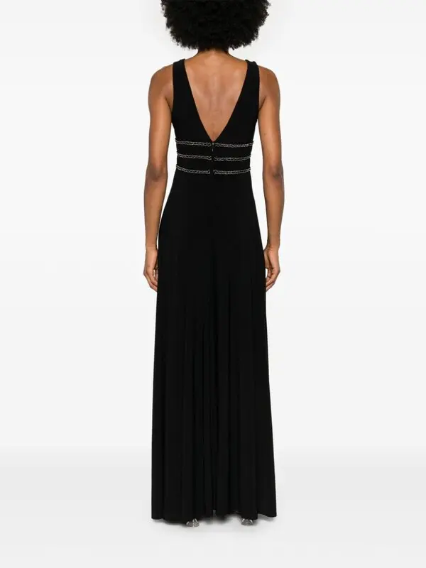 NISSA Bead-embellished Maxi Dress
