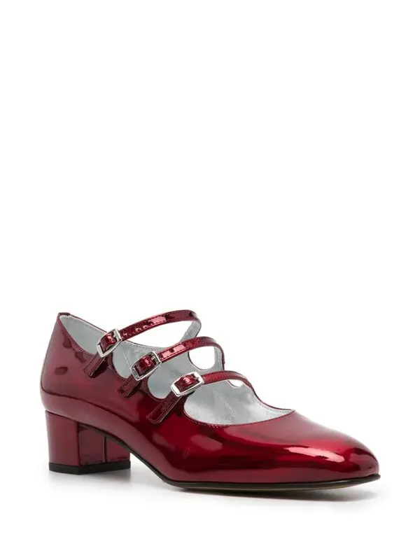 CAREL Kina 40mm Pumps - Red