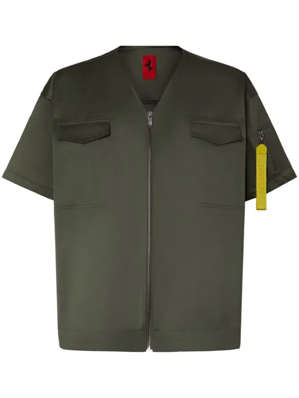 FERRARI Keyring-attachment Zip-fastening Shirt