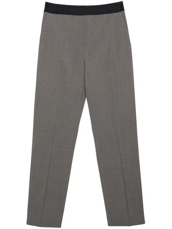 MSGM Straight-leg Virgin Wool-blend Trousers