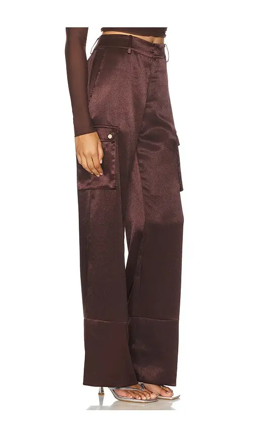 SEROYA Galia Satin Cargo Pant
