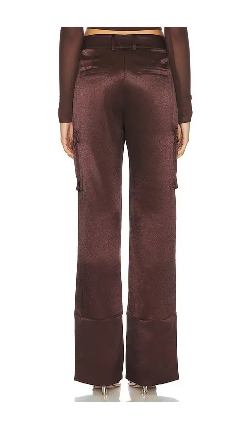 SEROYA Galia Satin Cargo Pant