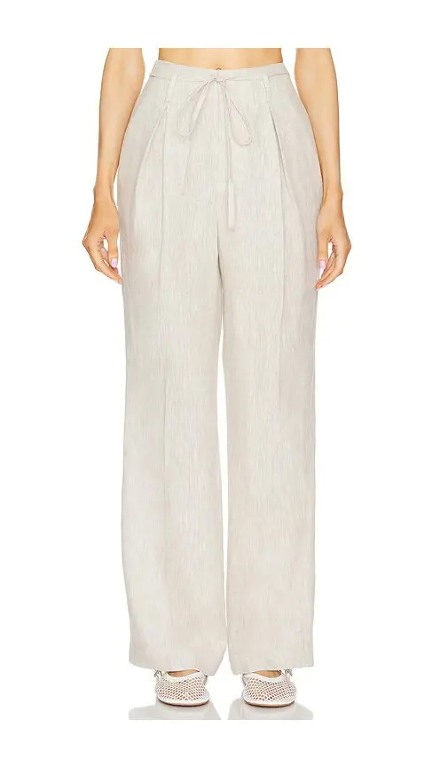 L'academie Manon Linen Blend Pant