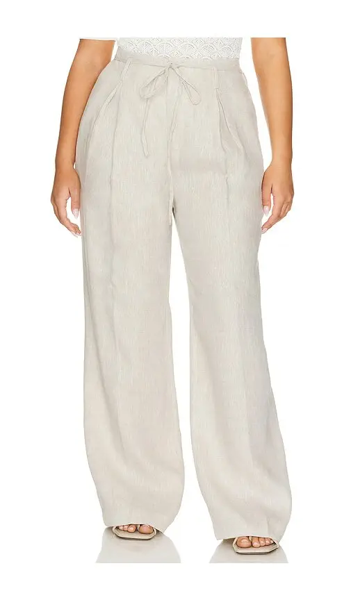 L'academie Manon Linen Blend Pant