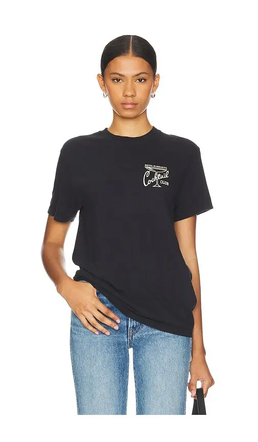MOTEL MARGARITA Cocktail Club Tee - Black