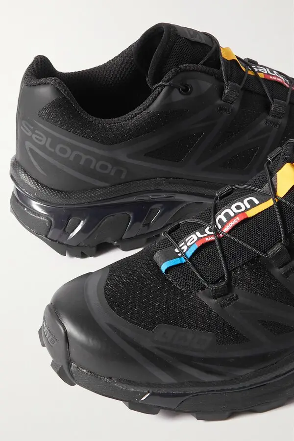 SALOMON Xt-6 Rubber-trimmed Mesh Sneakers