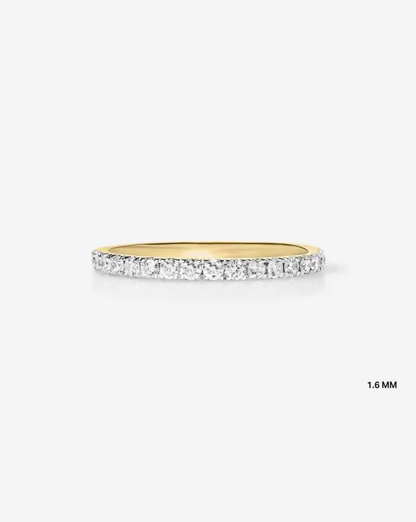 Ring Concierge 14k Yellow Gold Pavé Diamond Eternity Ring - One-color