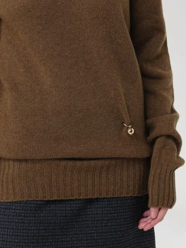 Philosophy Di Lorenzo Serafini Brown Crew Neck Sweater - Green