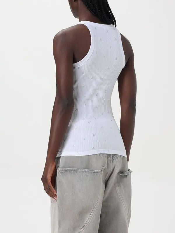 Attico Ribbed Embellished Tank Top