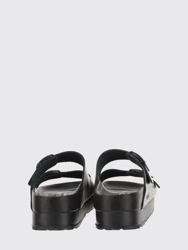 BIRKENSTOCK Platform Heeled Sandal - Black
