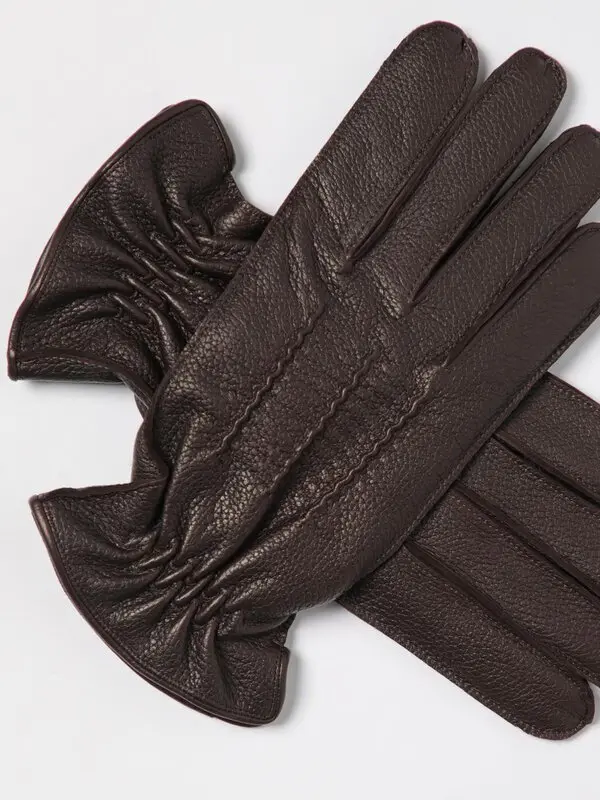 ORTIGNI Leather Gloves - Dark