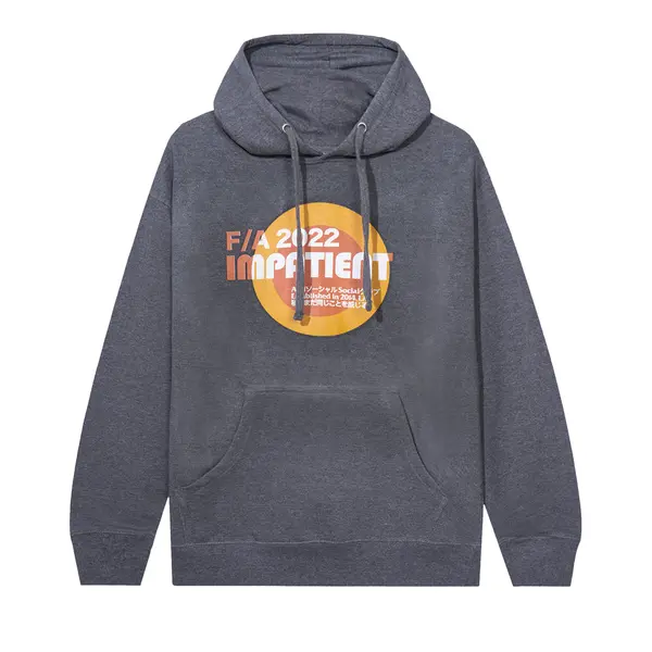ANTI SOCIAL SOCIAL CLUB Impatient Heather Hoodie - Grey