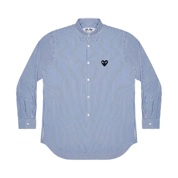 Play Comme Des Garcon Striped Shirt - Blue