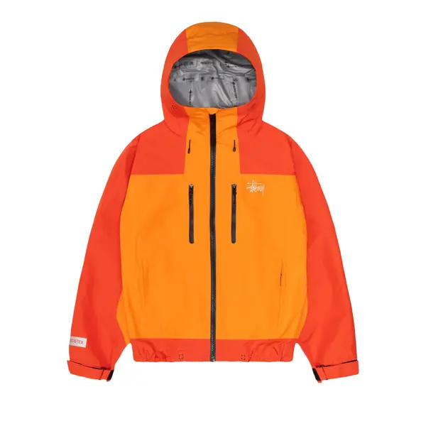 Stussy シェルジャケット オレンジ　M Stussy シェルジャケット オレンジ M Stussy シェルジャケット
