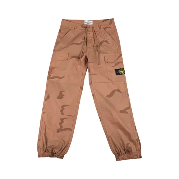 Supreme X Stone Island Camo Cargo Pant - Orange