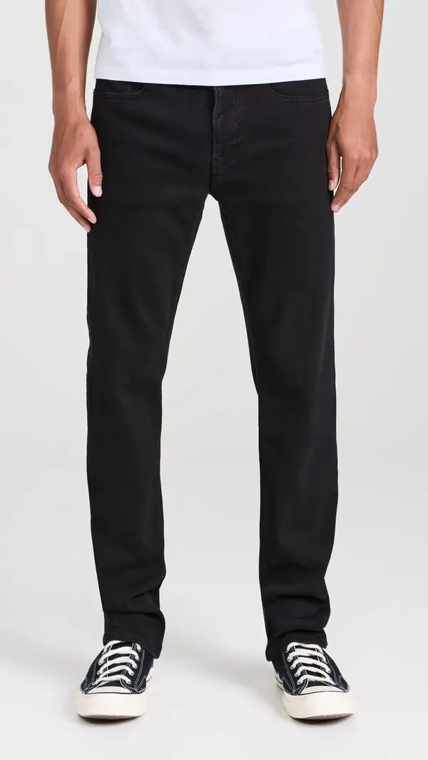 FRAME Modern Straight Jeans - Black