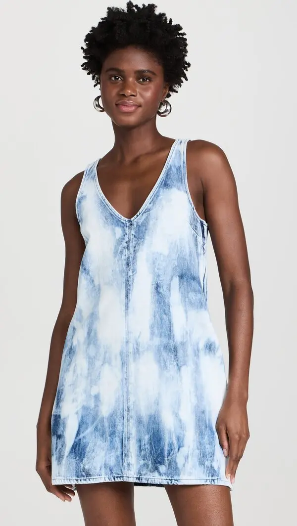 Rag & Bone Naia Acid Wash Denim Dress In Indwaterco - 80% Off | Editorialist