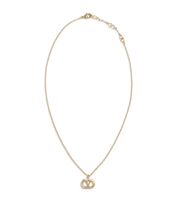 Valentino Garavani Vlogo Chain Necklace - Gold