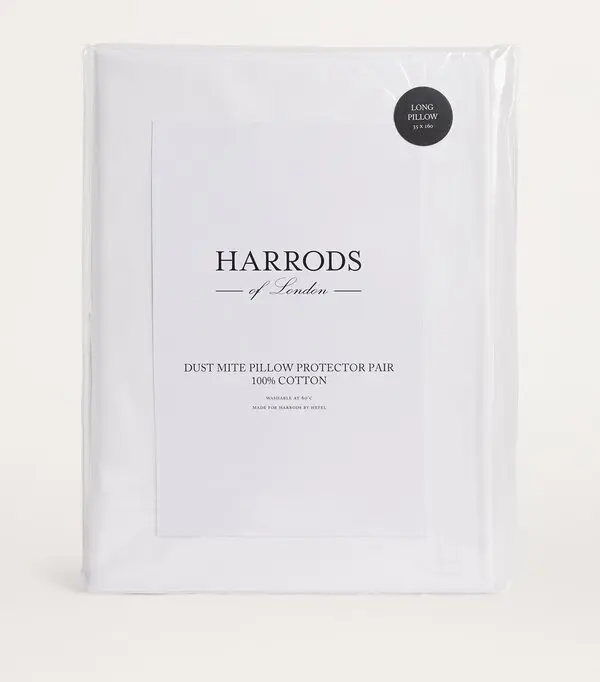 Harrods Cambridge Dust Mite Pillowcase Protector Pair
