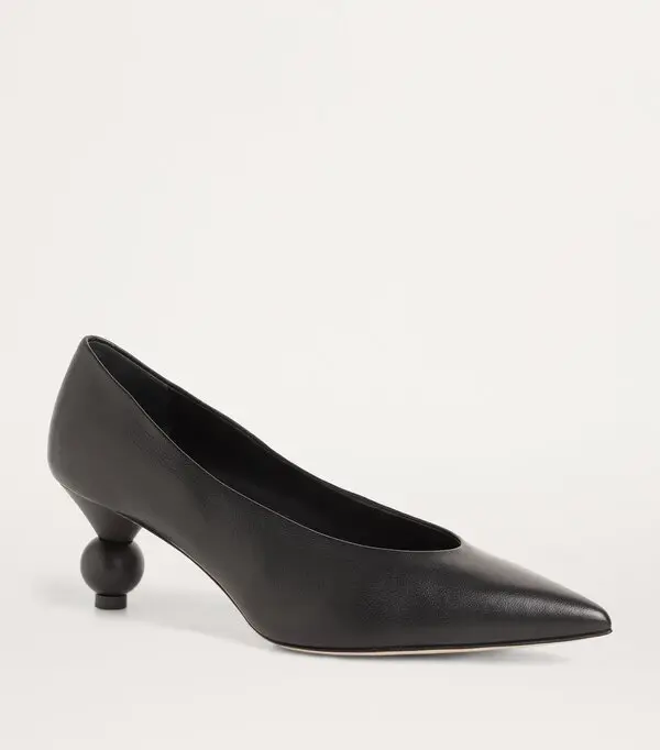 Max Mara Renza Leather Pumps