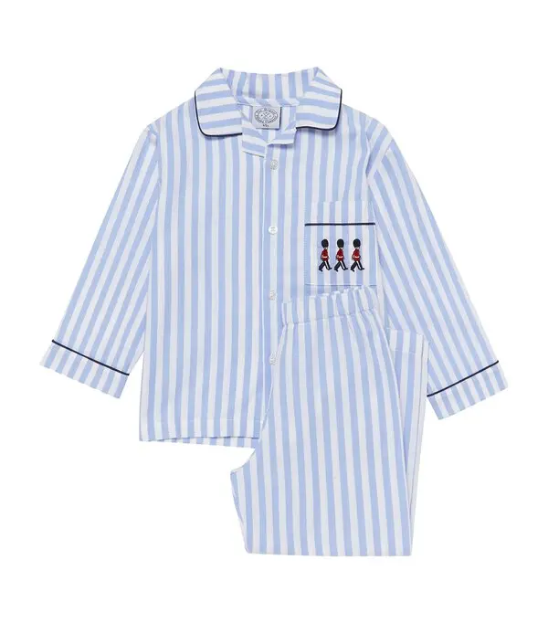 Trotters Cotton Felix Pyjama Set - Blue