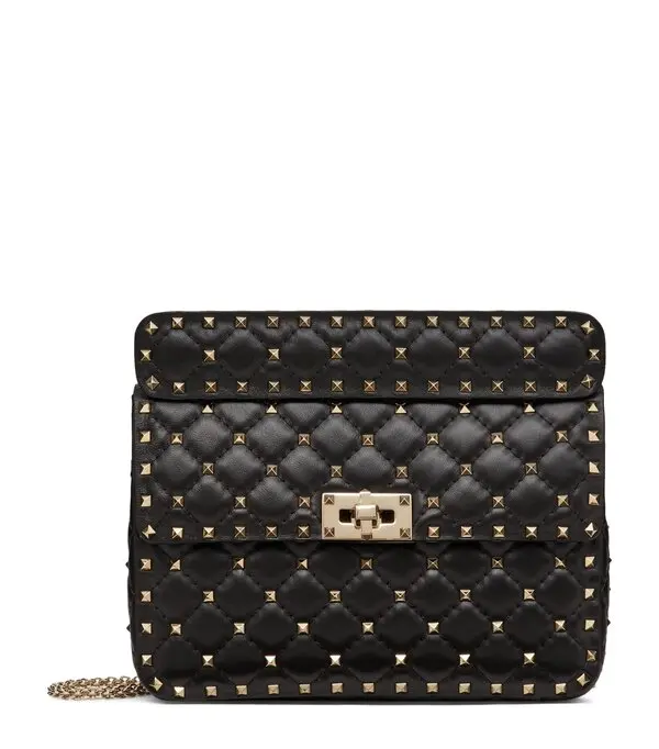 Valentino Garavani Rockstud Spike Top-handle Bag - Black
