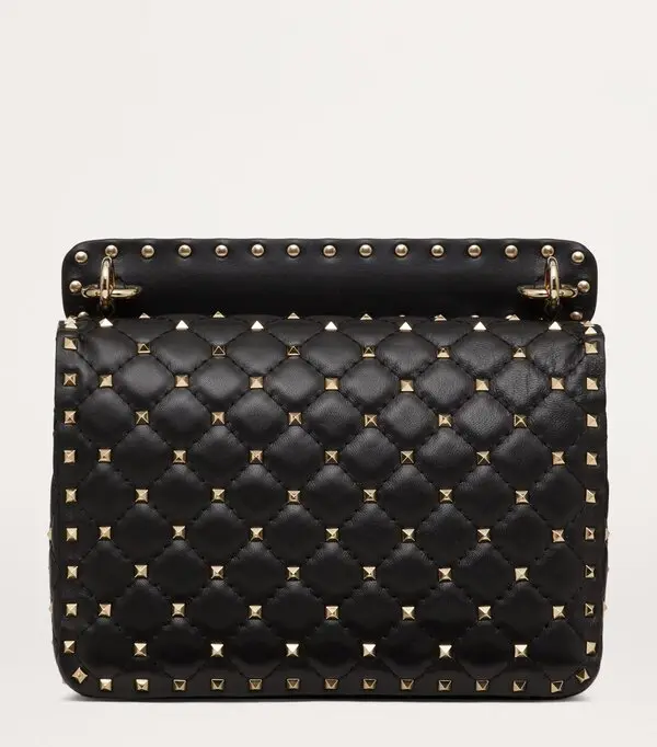 Valentino Garavani Rockstud Spike Top-handle Bag - Black