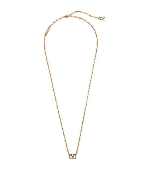 Valentino Garavani Vlogo Necklace - Gold